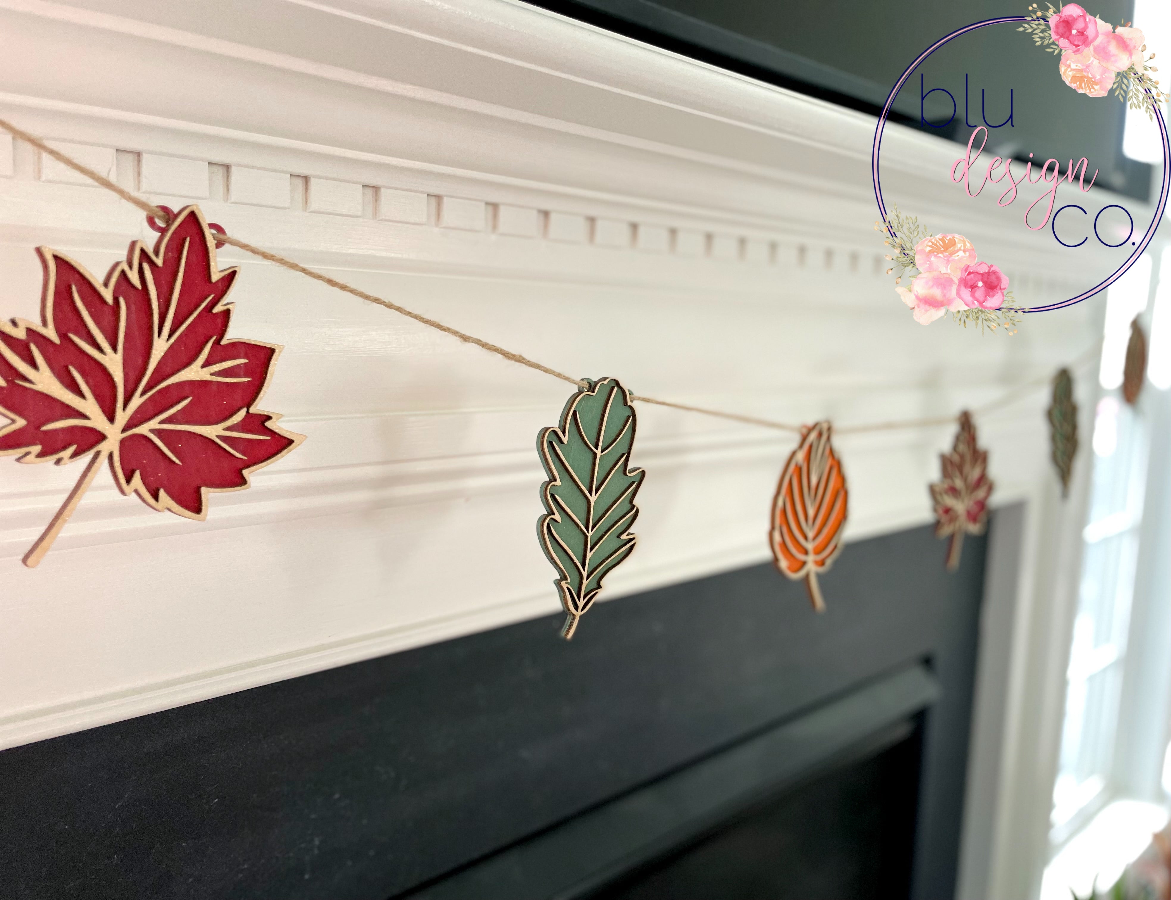 Fall Leaves Banner – Blu Design Company